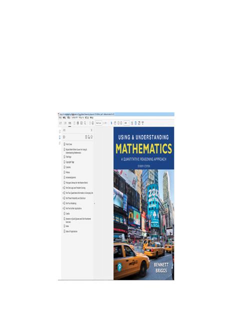 Original Pdf Using And Understanding Mathematics A Quantitative