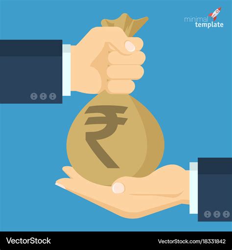 Indian Rupee Icon Royalty Free Vector Image Vectorstock