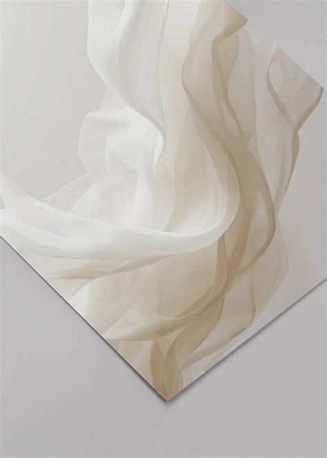 Whispers Of Elegance Ethereal Fabric Flow Posters And Prints By Ohkimiko