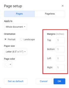 What Are The Default Margins In Google Docs TechCult