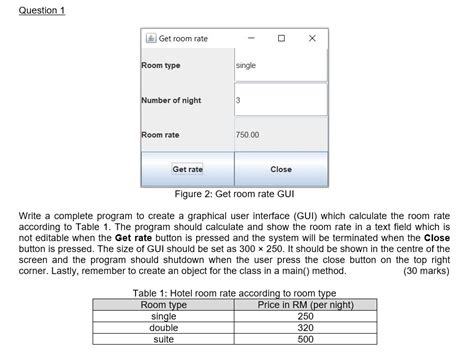 Solved Java Programming Must Use Javax Swing To Bulid Gui