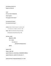 Laboratory Exercise Docx Laboratory Exercise Pygame And Opengl Code From Sys