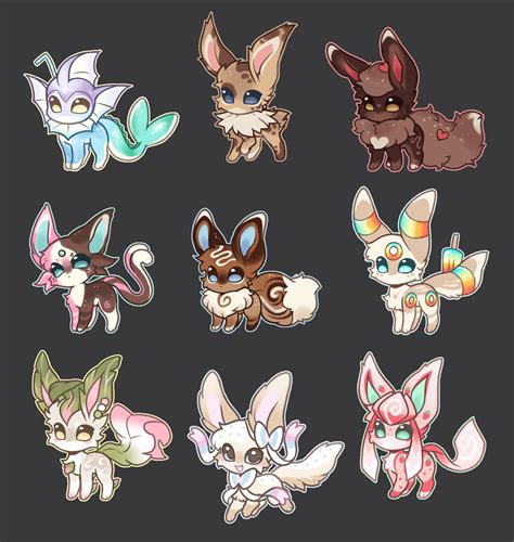 Dessert Eeveelution Adopts On Toyhouse