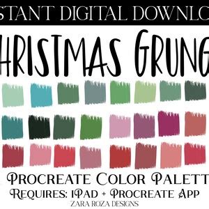 Procreate Color Palette Bundle Pack VOL Set Retro Vintage