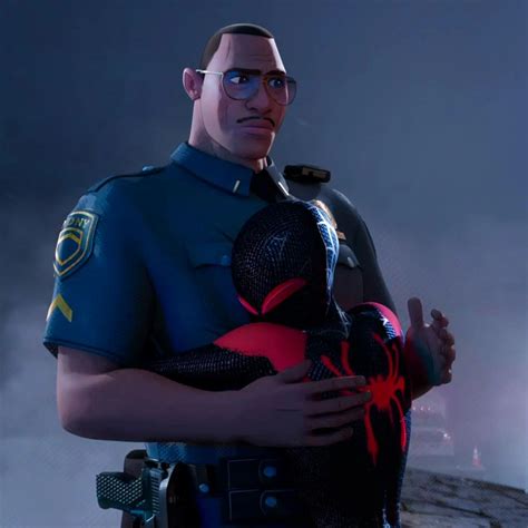 Miles Morales Hugging His Dad Miles Spiderman Miles Morales