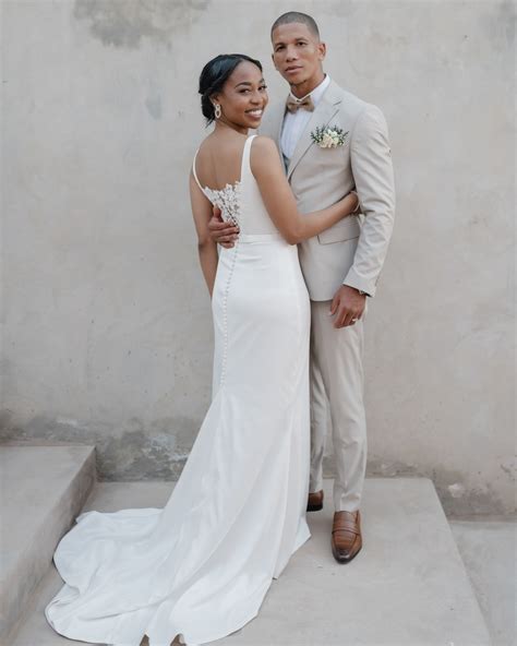 Springbok Star Manie Libbok And Wife Verna Celebrate Their First Wedding Anniversary