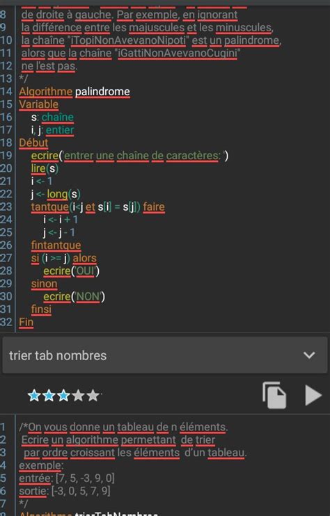 Bac Math Informatique Des Algorithmes Informatique