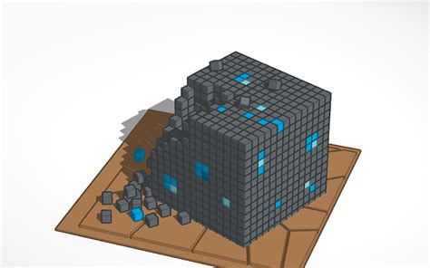 3d Design Minecraft Block Tinkercad