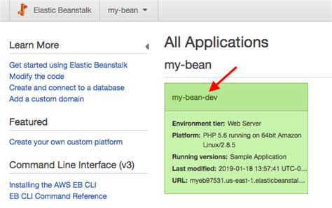 aws elastic beanstalk inplace rolling blue green deploy 2020