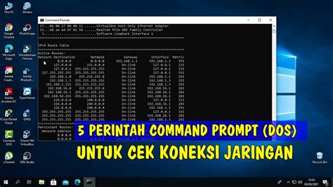 5 Perintah Cmd Command Prompt Untuk Jaringan Untuk Pemula Youtube