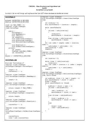 Lab03 Template Operator Overloading CSE225L Data Structures And Algorithms Lab Lab 03