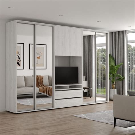 Шкаф купе под телевизор ШКТv 3 Mirrored Bedroom Furniture Wardrobe Design Bedroom Bedroom