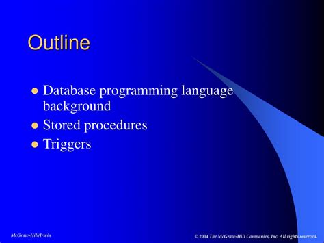 ppt overview stored procedures and triggers powerpoint presentation id 445975