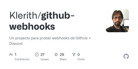 Github Klerithgithub Webhooks Un Proyecto Para Probar Webhooks De
