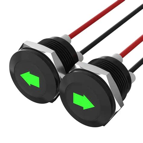 IP Waterproof Volt LED Indicator Lights Green LED MM LED Indicator Metal With Single