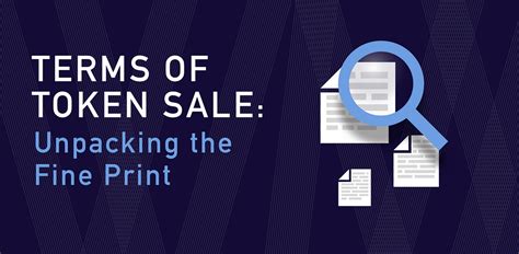 Terms Of Token Sale Unpacking The Fine Print By Mercury Protocol Mercuryprotocol Medium