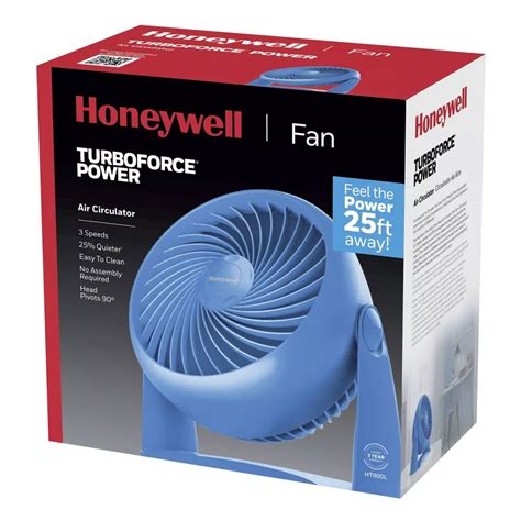 Honeywell Turboforce Power Fan And Air Circulator Blue Ht900l