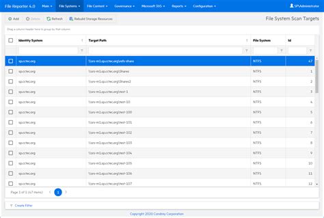 Scan Targets Micro Focus File Reporter 41 Administration Guide