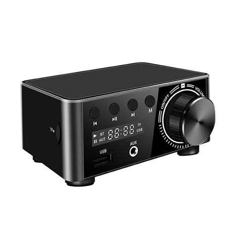 Fankhu 50Wx2 Digital Audio Power Class D CS8673E HiFi Mini Amplifier With Digital Display
