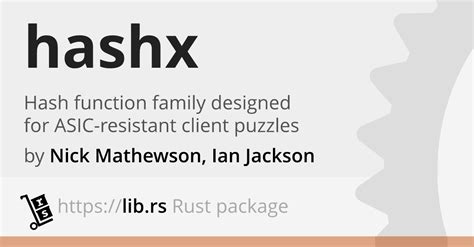 HashX Unregulated Finances In Rust Lib Rs