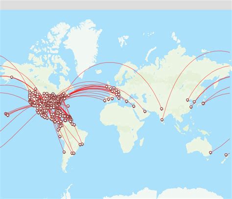 American Airlines Routes Aa Map Flight Routes