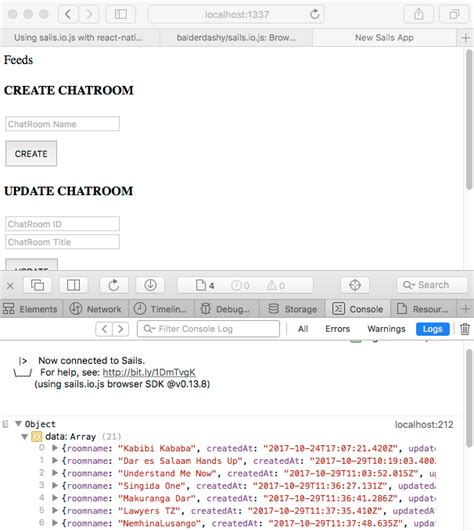 Sailsjs With Nodejs Apps React Native And Electronjs · Issue 4237 · Balderdashysails · Github