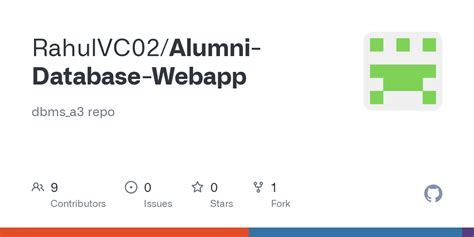 GitHub RahulVC02 Alumni Database Webapp Dbms A3 Repo