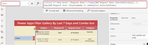 Power Apps Filter Gallery By Last Week With Various Scenarios SharePoint Microsoft Power