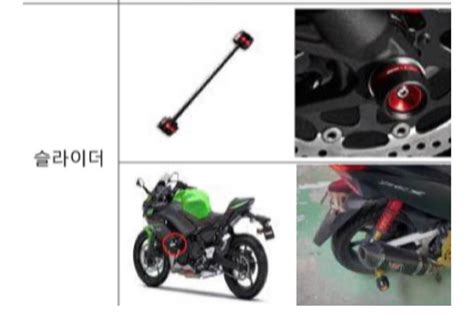 오토바이 슬라이더 가 뭔가요 지식in