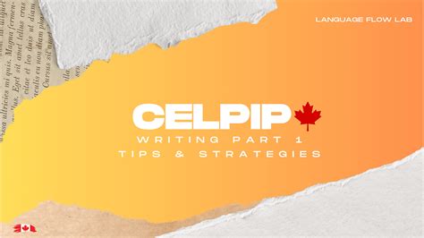 CELPIP Writing Series CELPIP Writing Task Tips Template Suggestion