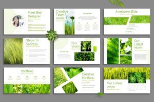 Leaf Powerpoint Template MasterBundles