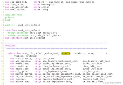 在cesm中寻找科氏参数，或者纬度的技术思路 看fortran代码4 Csdn博客