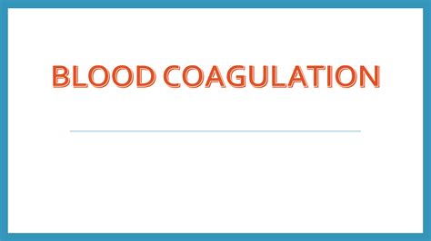 SOLUTION Blood Coagulation Basic Clotting Pathway Notes Studypool