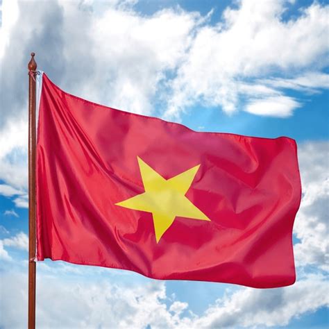 383 Bandera Toda Roja Con Una Estrella Amarilla Royalty Free Images