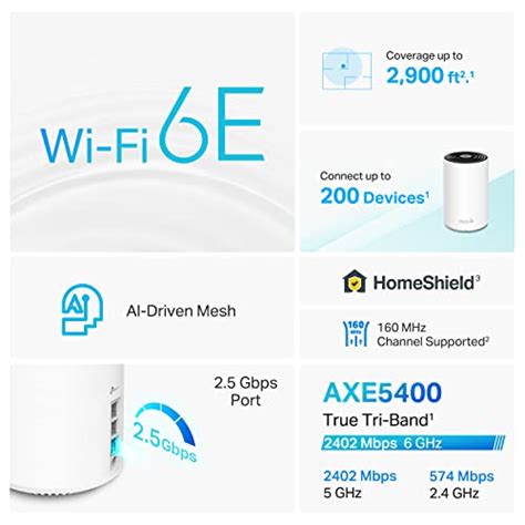 Tp Link Deco Axe Tri Band Wifi E Mesh Router Deco Xe Pro G Wan Lan Port X