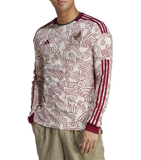 Adidas Jersey Selección Nacional De México Manga Larga Visitante Para