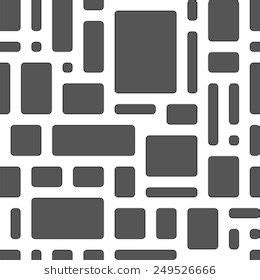 Square Grid Design Idea Pattern Rounded Rectangle Geometric Pattern