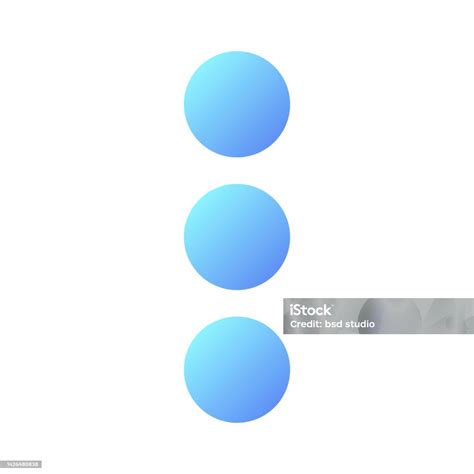 Ellipsis Menu Pixel Perfect Flat Gradient Color Ui Icon Stock Illustration Download Image Now
