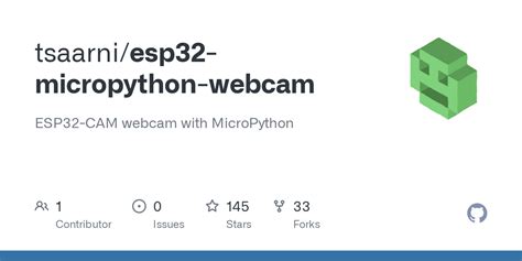 Github Tsaarniesp32 Micropython Webcam Esp32 Cam Webcam With