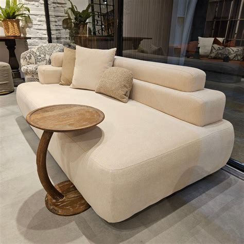 C Shape Round Side Table C Shape Coffee Table Mid Century Etsy