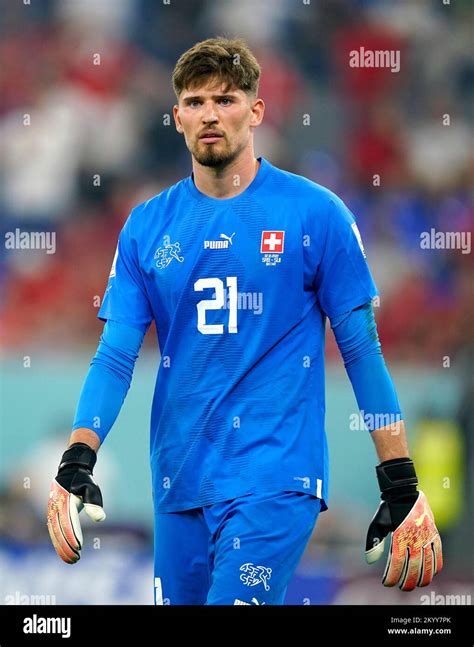 Switzerland Goalkeeper Gregor Kobel During The Fifa World Cup Group G