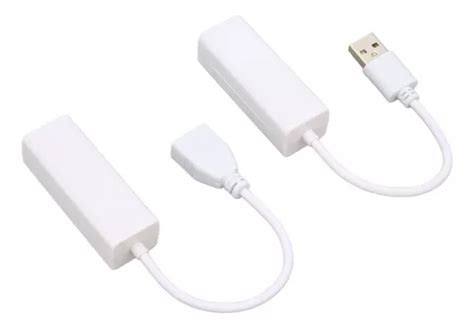 Adaptador Ethernet Usb 2 0 Rj45 Extensor De Cable De Red Rj4 Cuotas Sin Interés