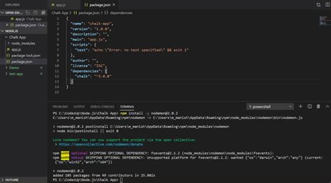 Nodemon Library Global Npm Modules In Nodejs Codez Up