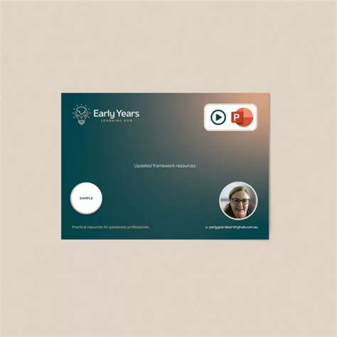 Learning Framework Resources Early Years Learning Hub