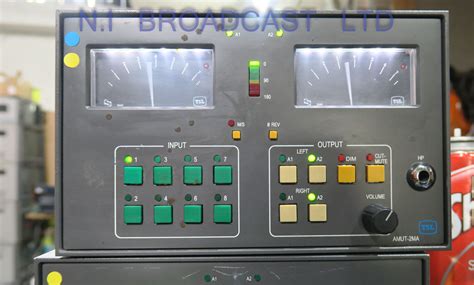 Tektronix Amut 2ma Analog Audio Dual Ppm Monitor Unit Ni Broadcast Ltd