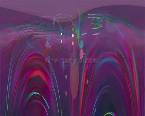 Abstract Digital Fractal Render Unique Fantasy Design Sparkle