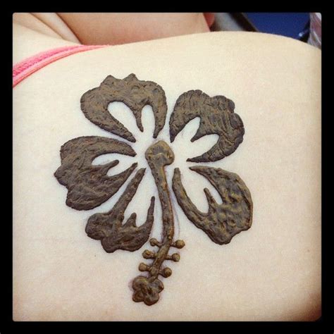 Hibiscus Henna Mehndi Designs Henna Tattoo Leaf Tattoos