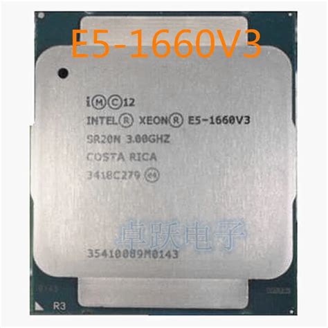 E5 1660v3 Original Intel Xeon Oem Version E5 1660 V3 3 0ghz 8 Core 20mb