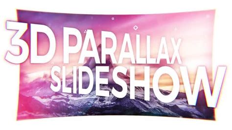 3d Parallax Slideshow After Effects Templates Motion Array
