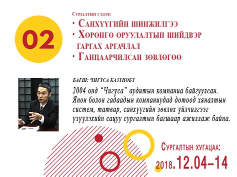 АЖЛЫН БАЙРАН ДЭЭРХ СУРГАЛТАД УРЬЖ БАЙНА